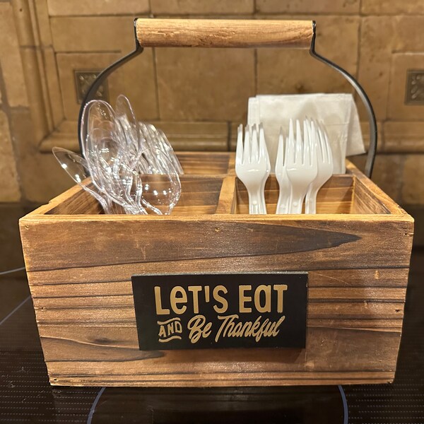 Silverware Caddy - Etsy