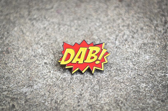 Dab Comic Book POW HAT PIN - Etsy