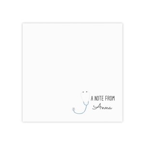 Personalized Doctor Note Pad, Medical Stationery for Health ...