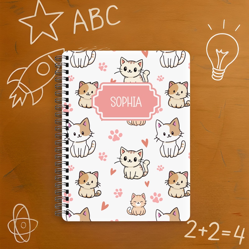 Spiral Notebooks With Cats - Etsy