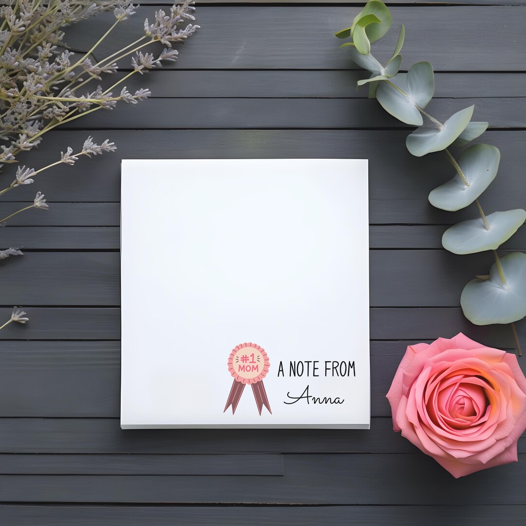 Personalized Mom Note Pad, Custom Mom of Notepad, Personalized ...