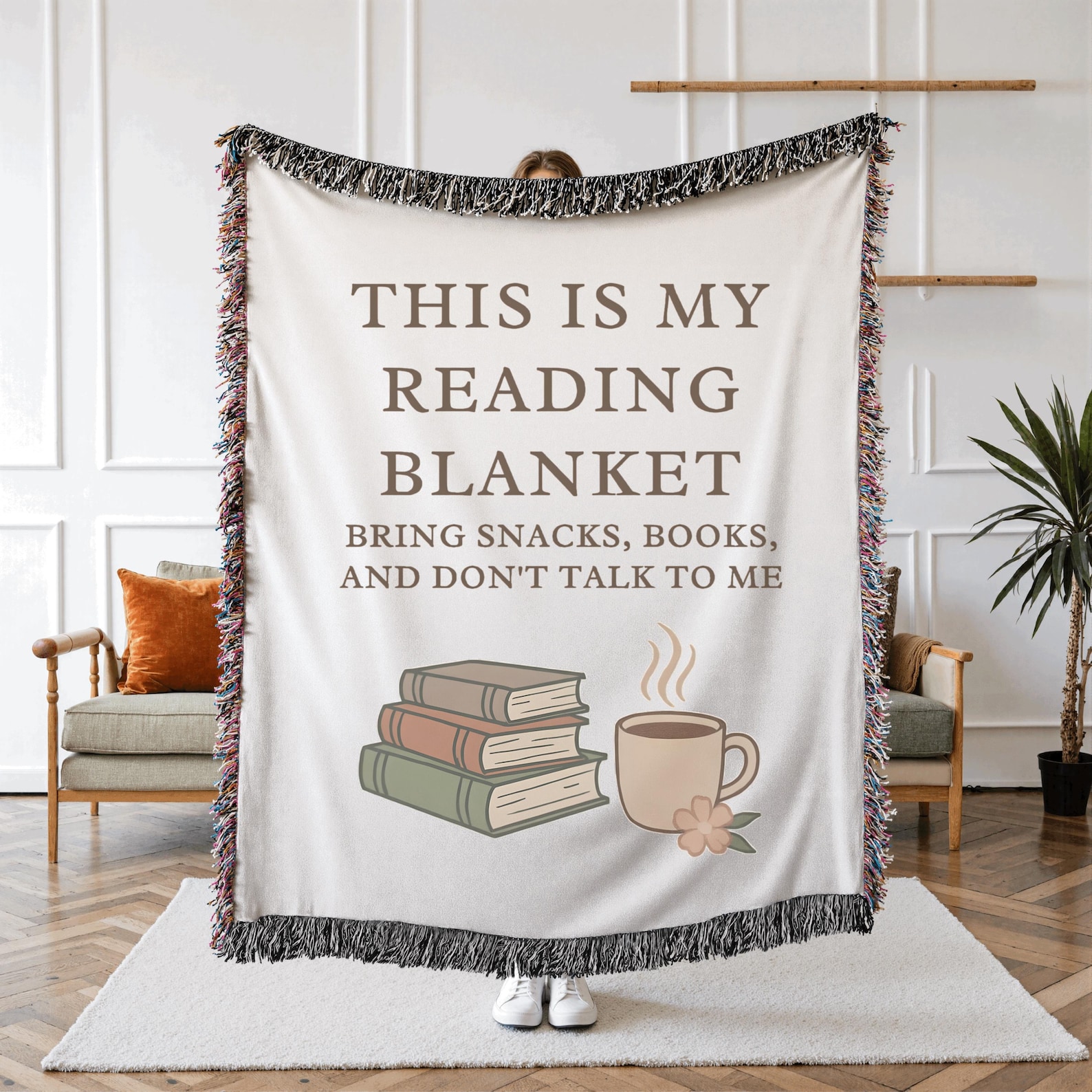 Personalized Reading Blanket-this is My Reading Blanket, Custom ...