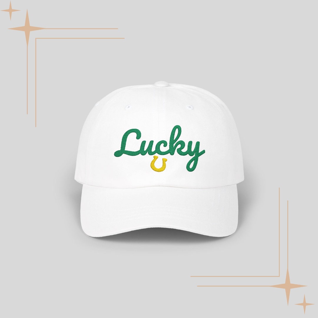 Lucky Hat, Embroidered St Paddy's Day Hat , St Patrick's Day Gift ...