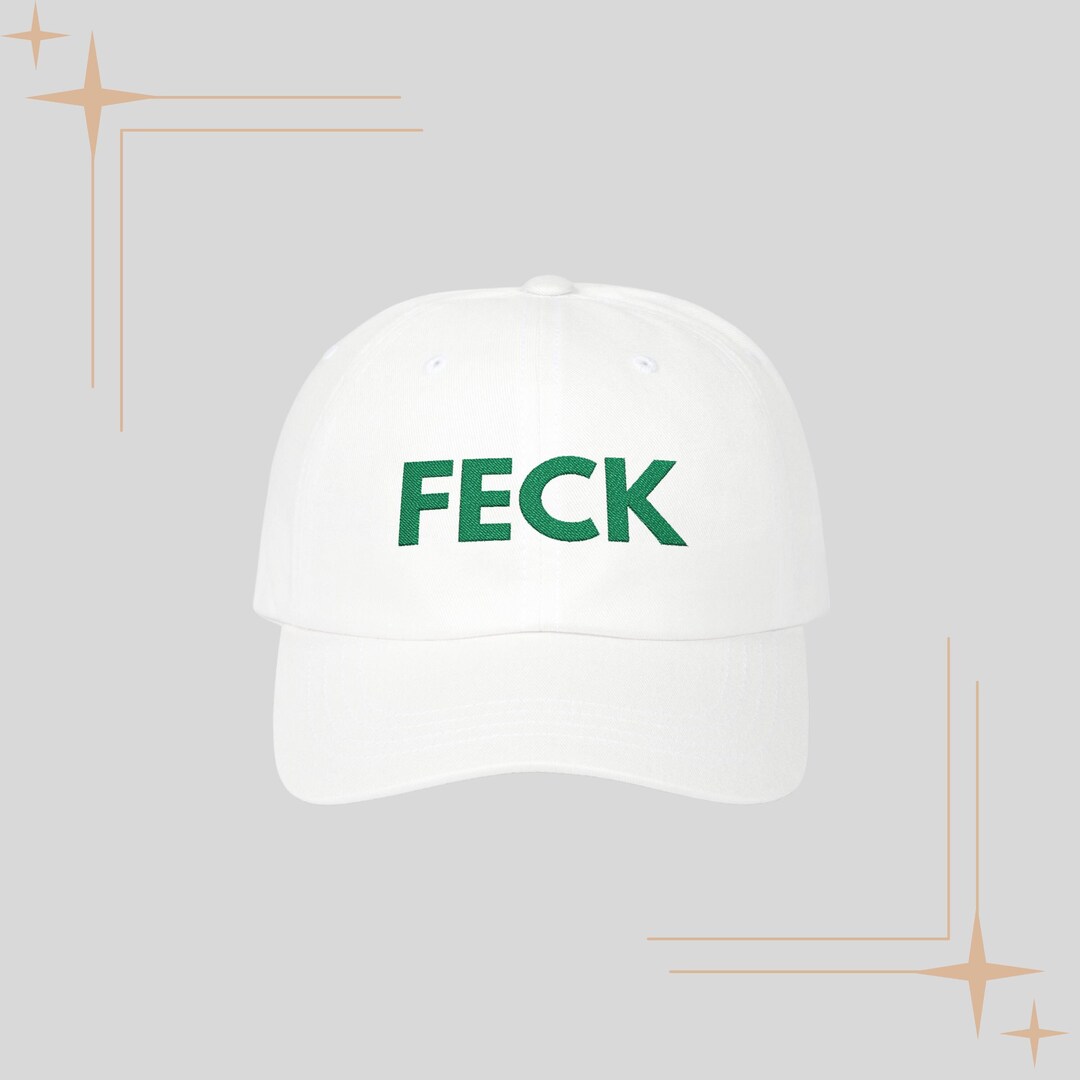 Feck Embroidered St. Patrick's Day Hat, St Patrick's Day Baseball Cap ...