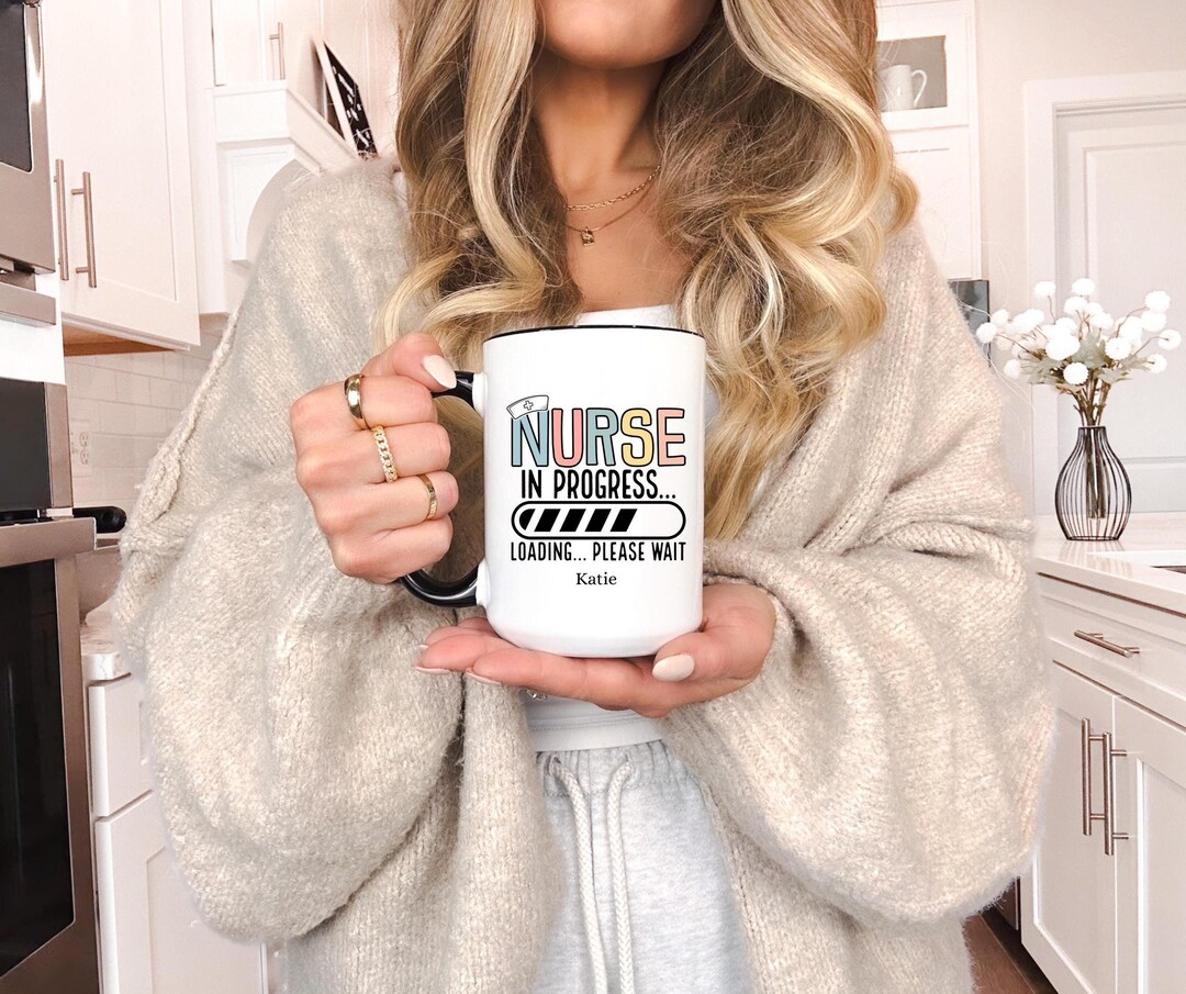 Nurse in Progress Mug, Nursing Student Gift, Coffee Mug, Future Nurse ...