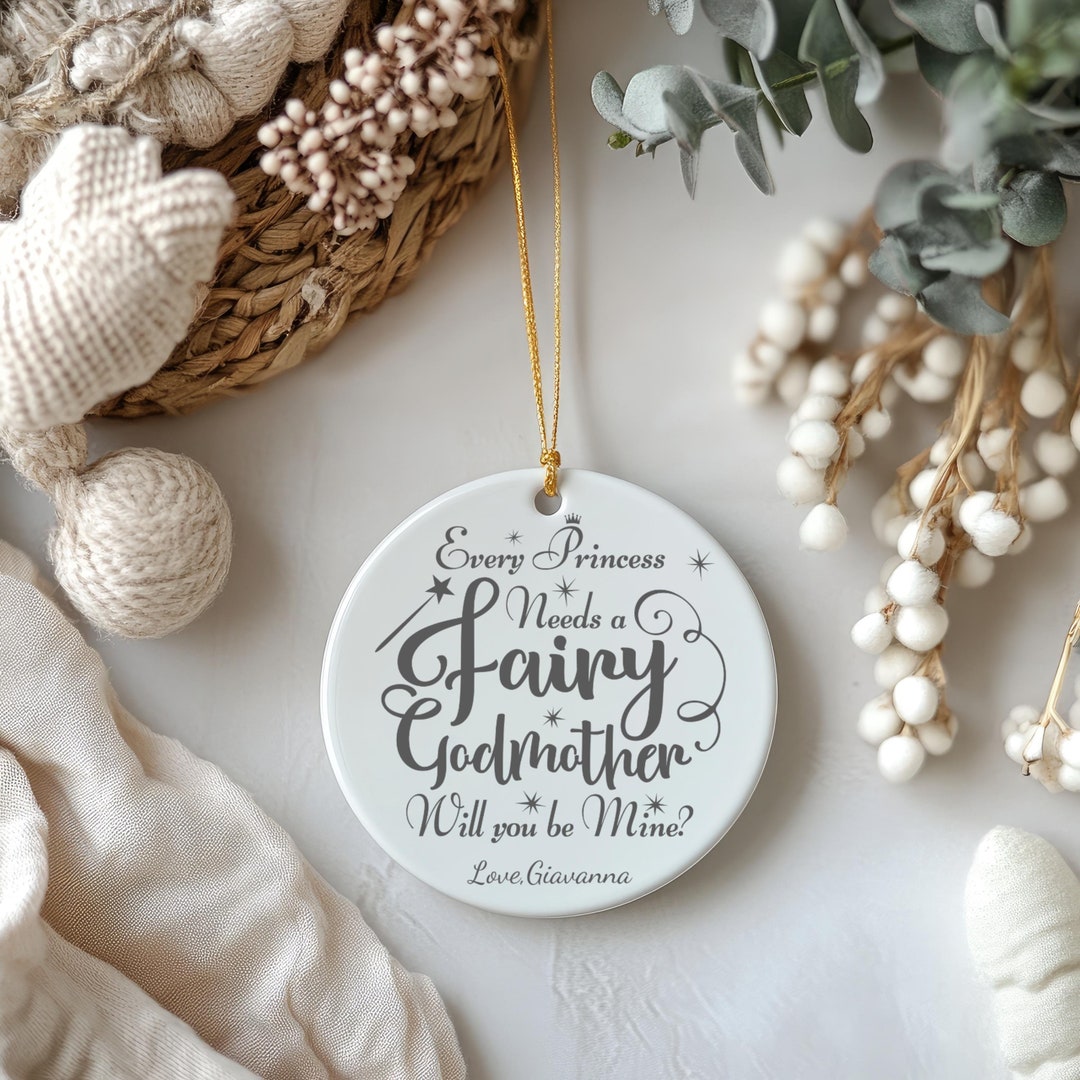 Fairy Godmother Ornament, Every Princess Needs a Fairy Godmother ...