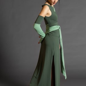 Olive & Pistachio. Dual-color Obi-belt for Women. Waist Belt, Cotton ...