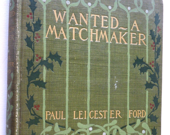 Wanted A Matchmaker Ford Antique Victorian Book Art Nouveau Gibson Girl ...