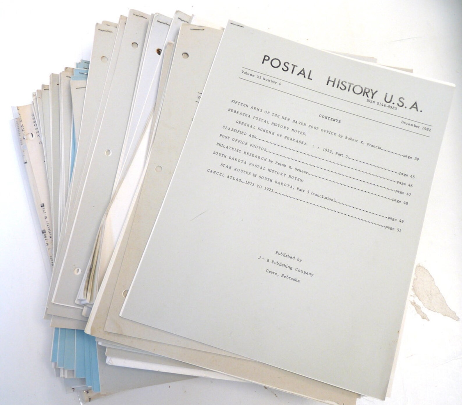 Lot 35 Postal History USA Newsletters J B Publishing Stamps Vintage ...