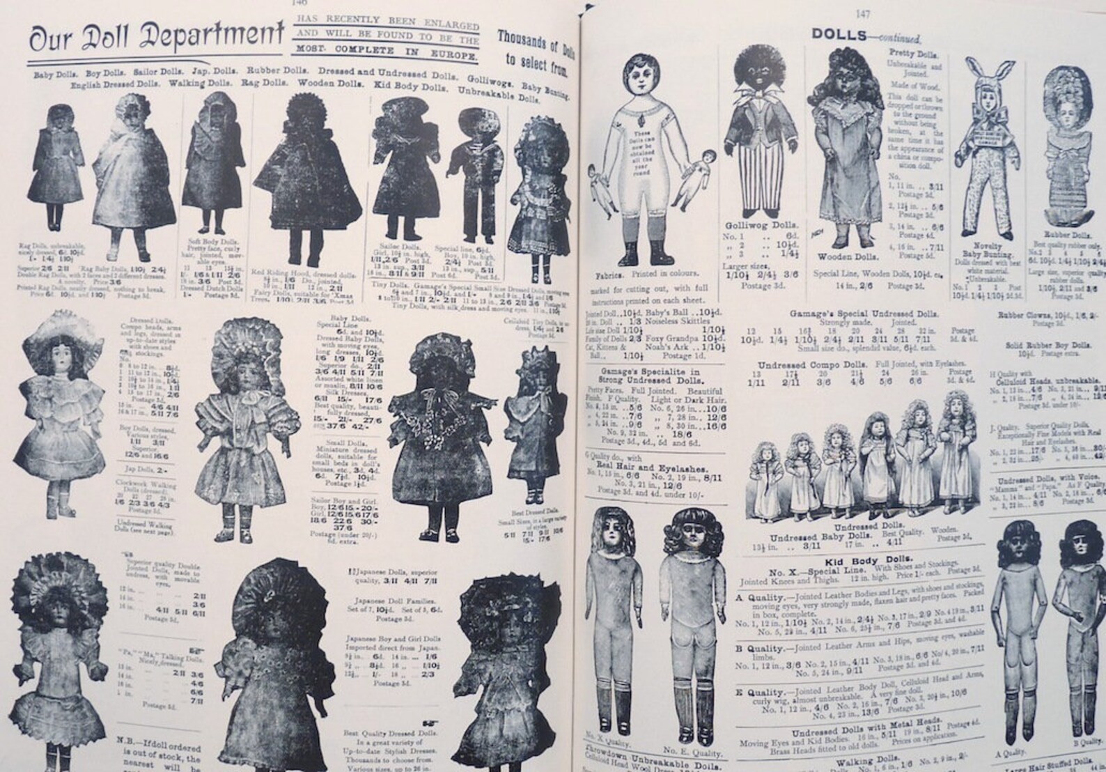 Mr Gamage's Great Toy Bazar 1902 1906 Catalogs Antique Trains Book ...