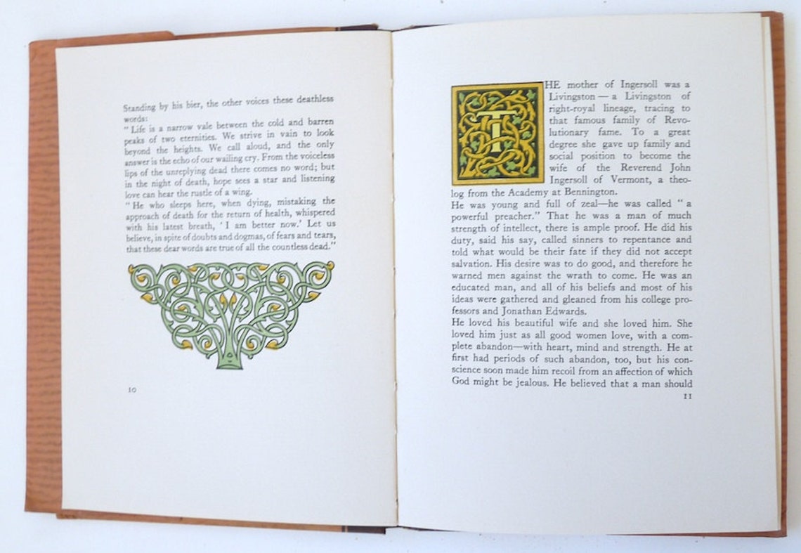 Little Journeys Homes Great Americans Ingersoll Hubbard - Etsy