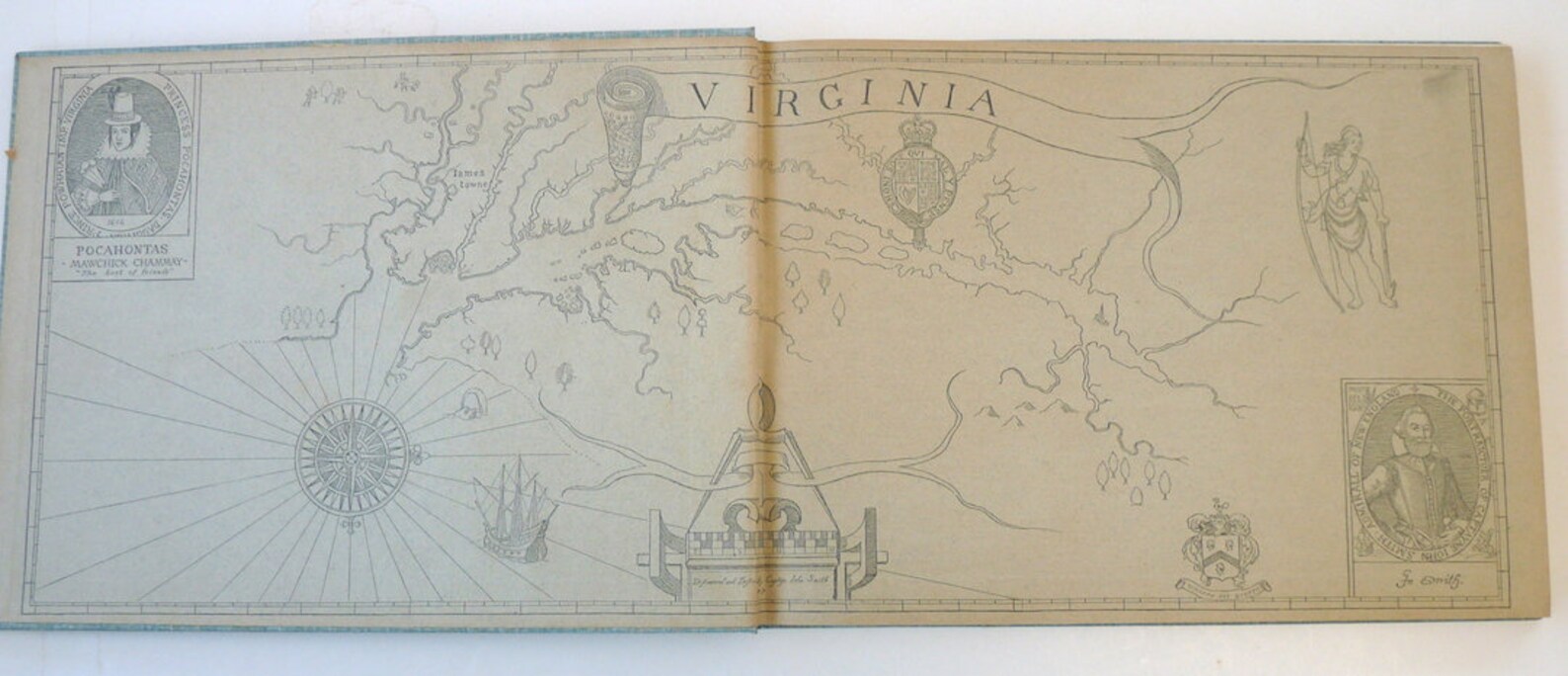 Story Pocahontas Captain John Smith Smith Vintage Book Art 1906 1st Ed ...