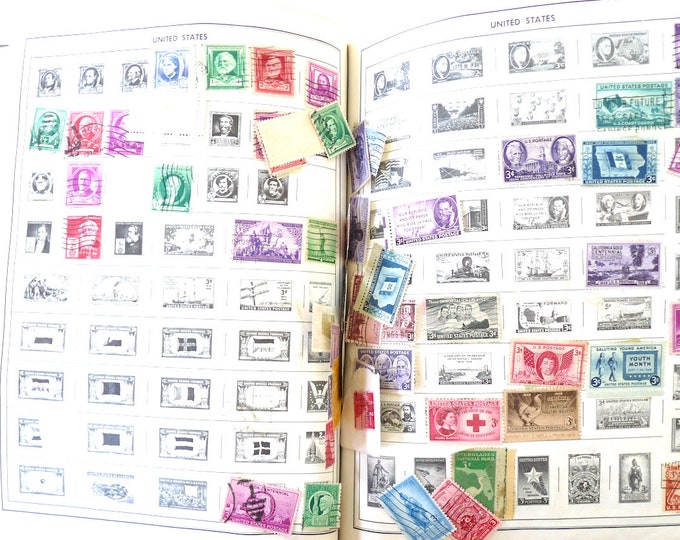Ambassador Postage Stamps World Album 1953 Vintage Collection ...
