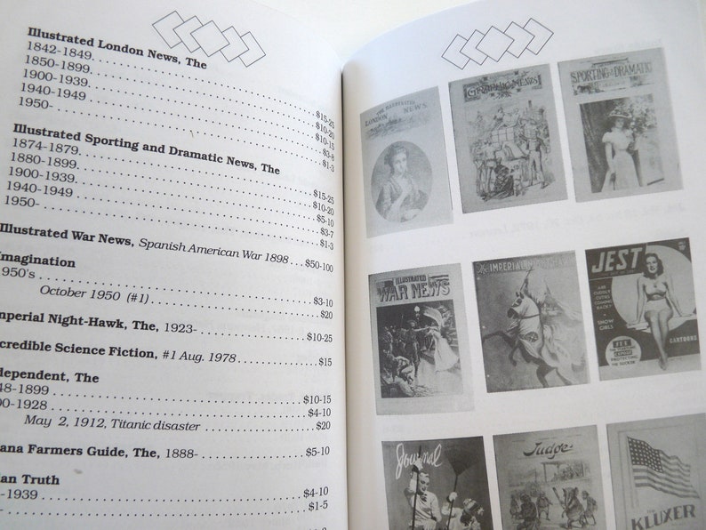 Old Magazines Price Guide Collectors Reference Bookephemera Paper ...