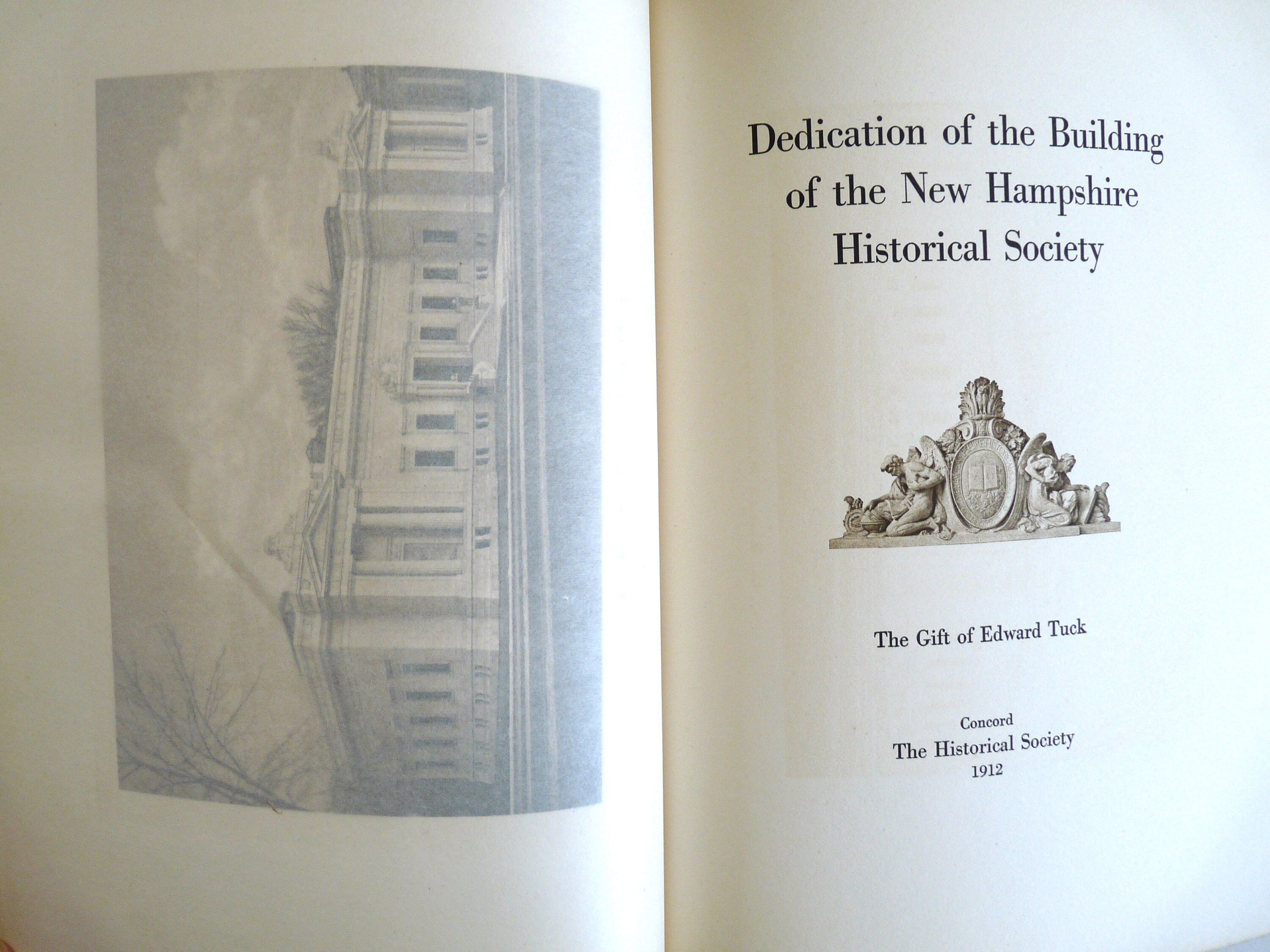 Dedication Building New Hampshire Historical Building Antique - Etsy