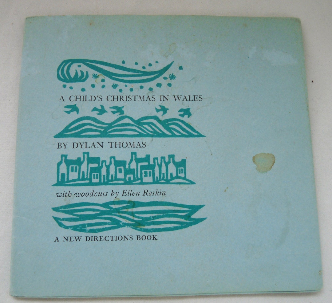 A Child's Christmas in Wales Dylan Thomas Vintage Children's Book ...