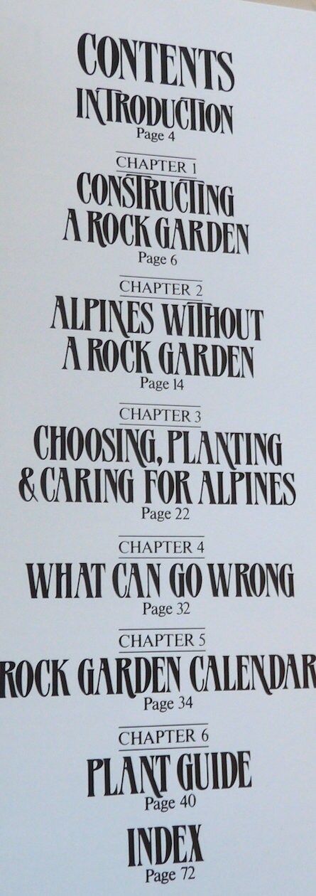 Rock Gardens Alpine Plants Joyce Book Vintage Gardening Landscap Nature ...