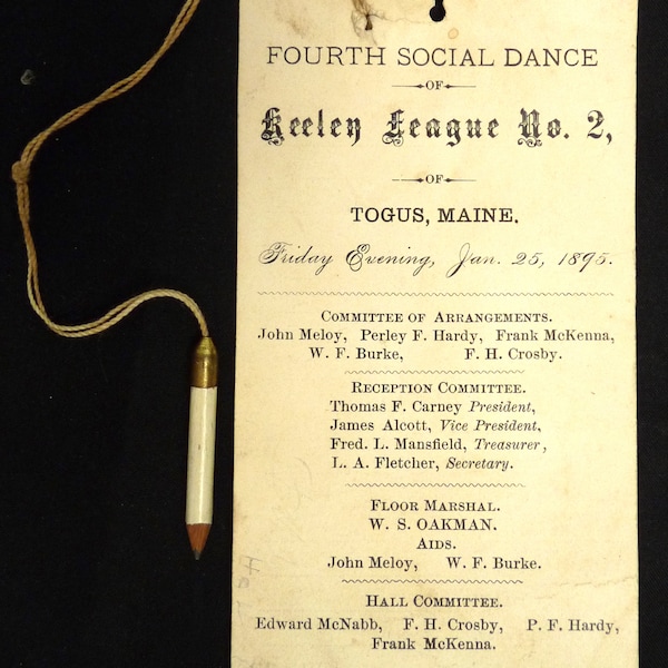 Antique Dance Cards - Etsy