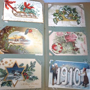 Antique Victorian Postcard Album CA Greeting Comic Canada Native - Etsy