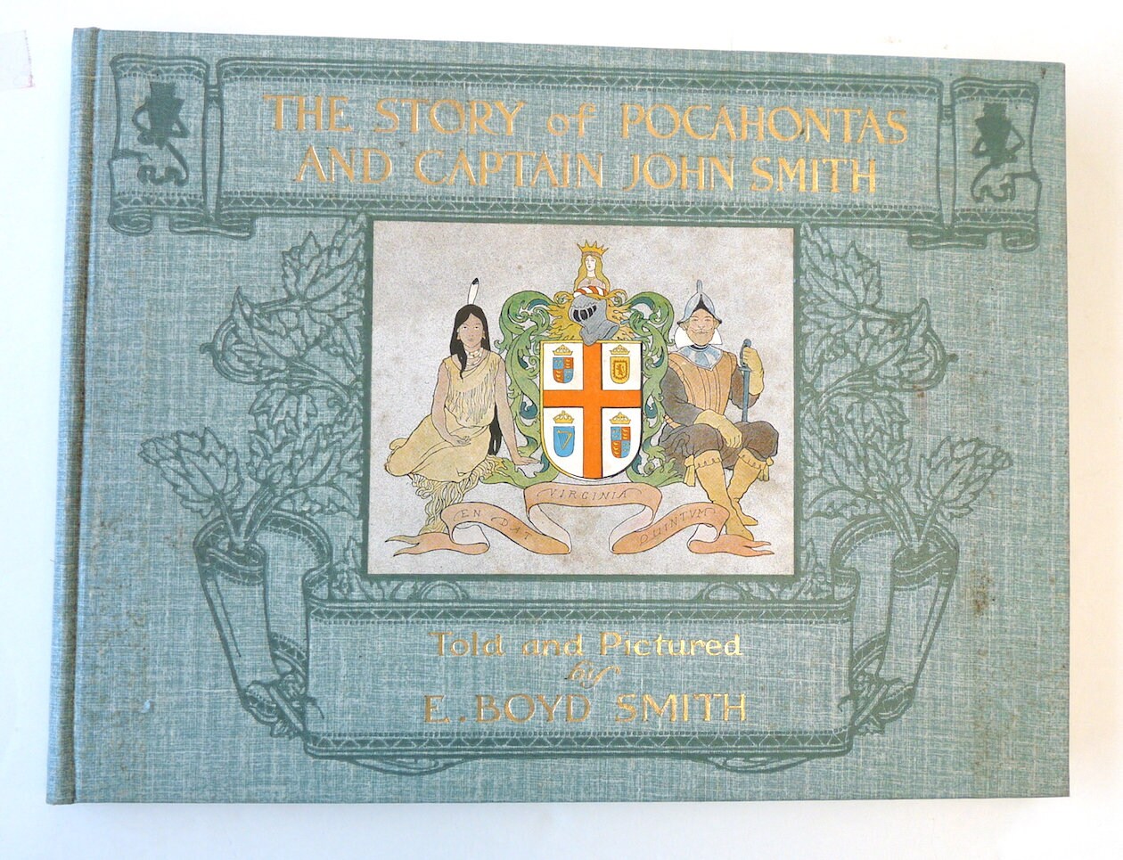Story Pocahontas Captain John Smith Smith Vintage Book Art 1906 1st Ed ...