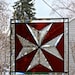 Beveled Maltese Cross Square Panel - Etsy