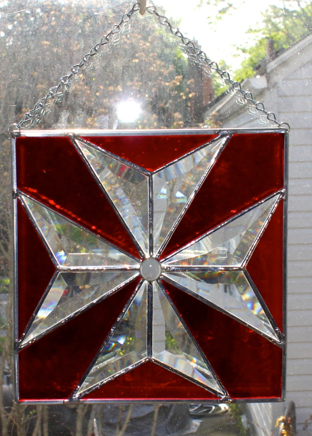 Square Beveled Maltese Cross - Etsy