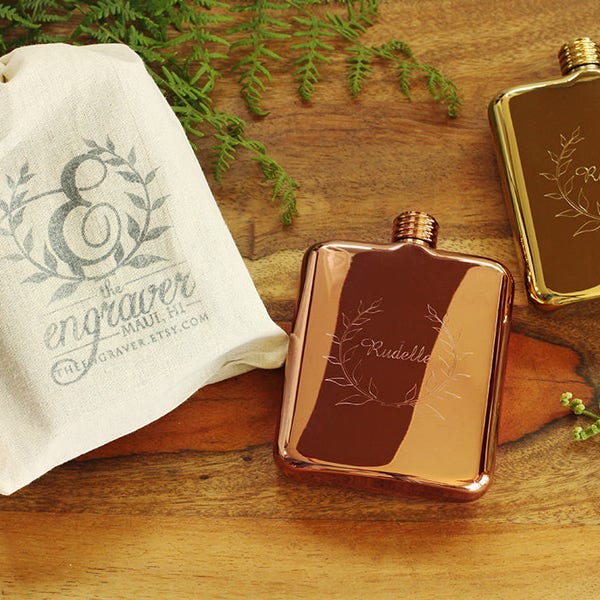 Engraved Flasks - Etsy