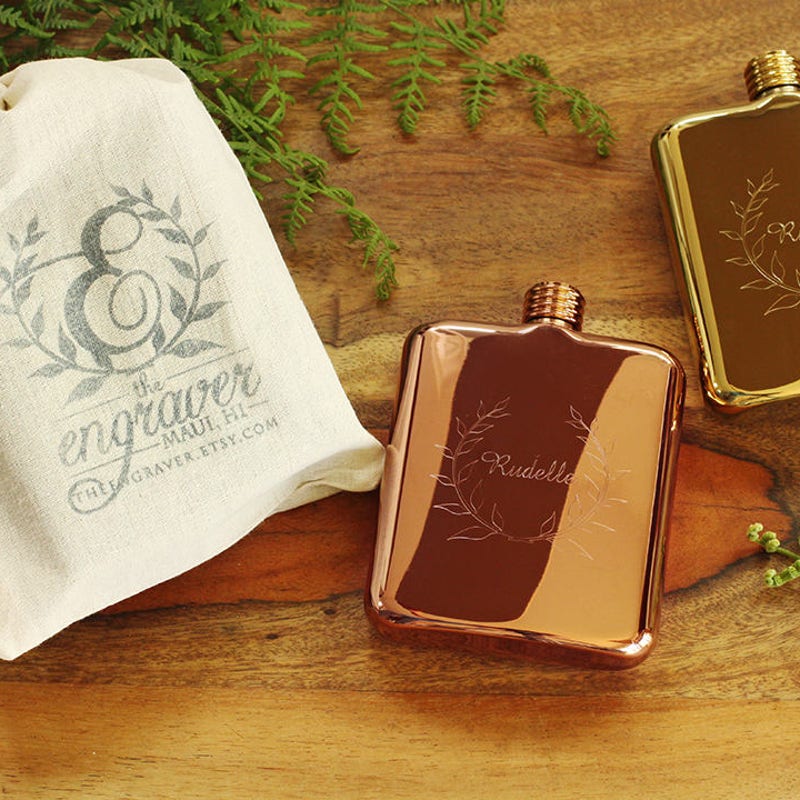 Engraved Flasks - Etsy
