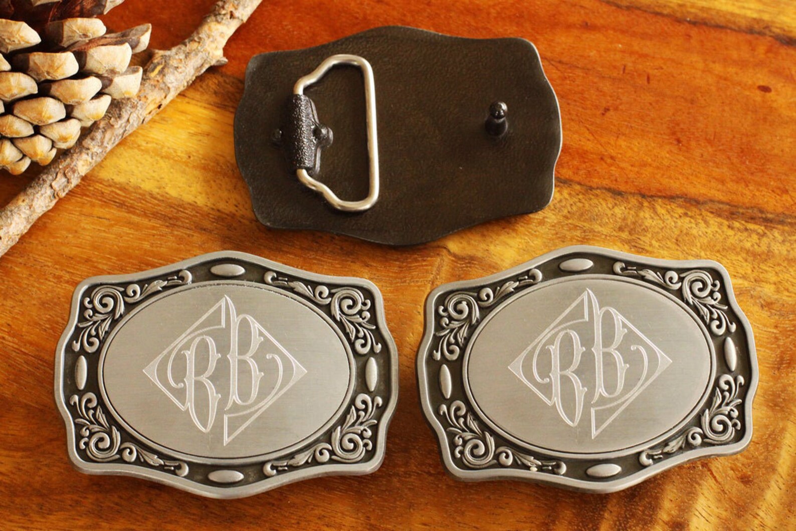 Engraved MONOGRAM Belt Buckle Personalized Belt Buckle - Etsy