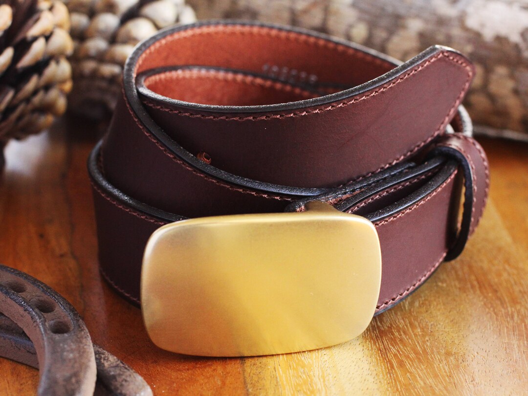 USA Amish Made Leather Belt With Custom Personalized Engraved Solid ...