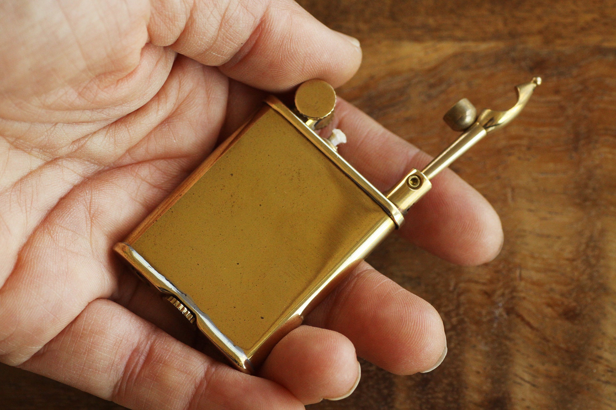 SET OF 5 Engraved Brass Slim Lighters Custom Vintage Style | Etsy