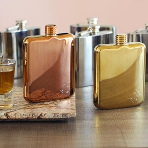 His and Hers Wedding Flasks, Set of 2 Personalized Flasks, Bride and ...