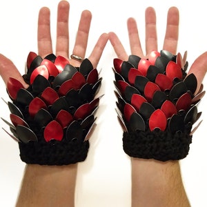 Light Dragon Scale Gauntlets - Etsy
