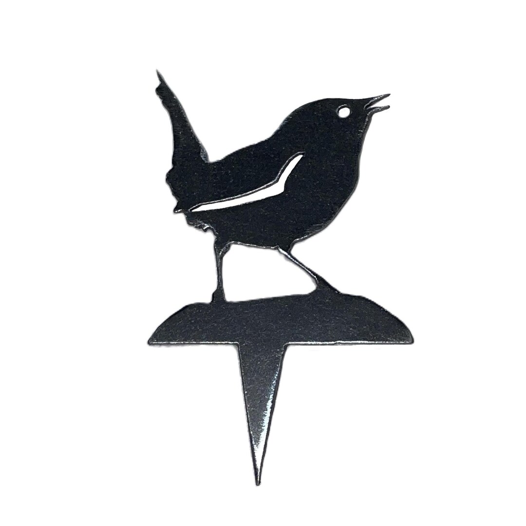 Metal Wren • Rusty Wren • Rusty Metal Wren • Garden Bird • Metal Bird ...