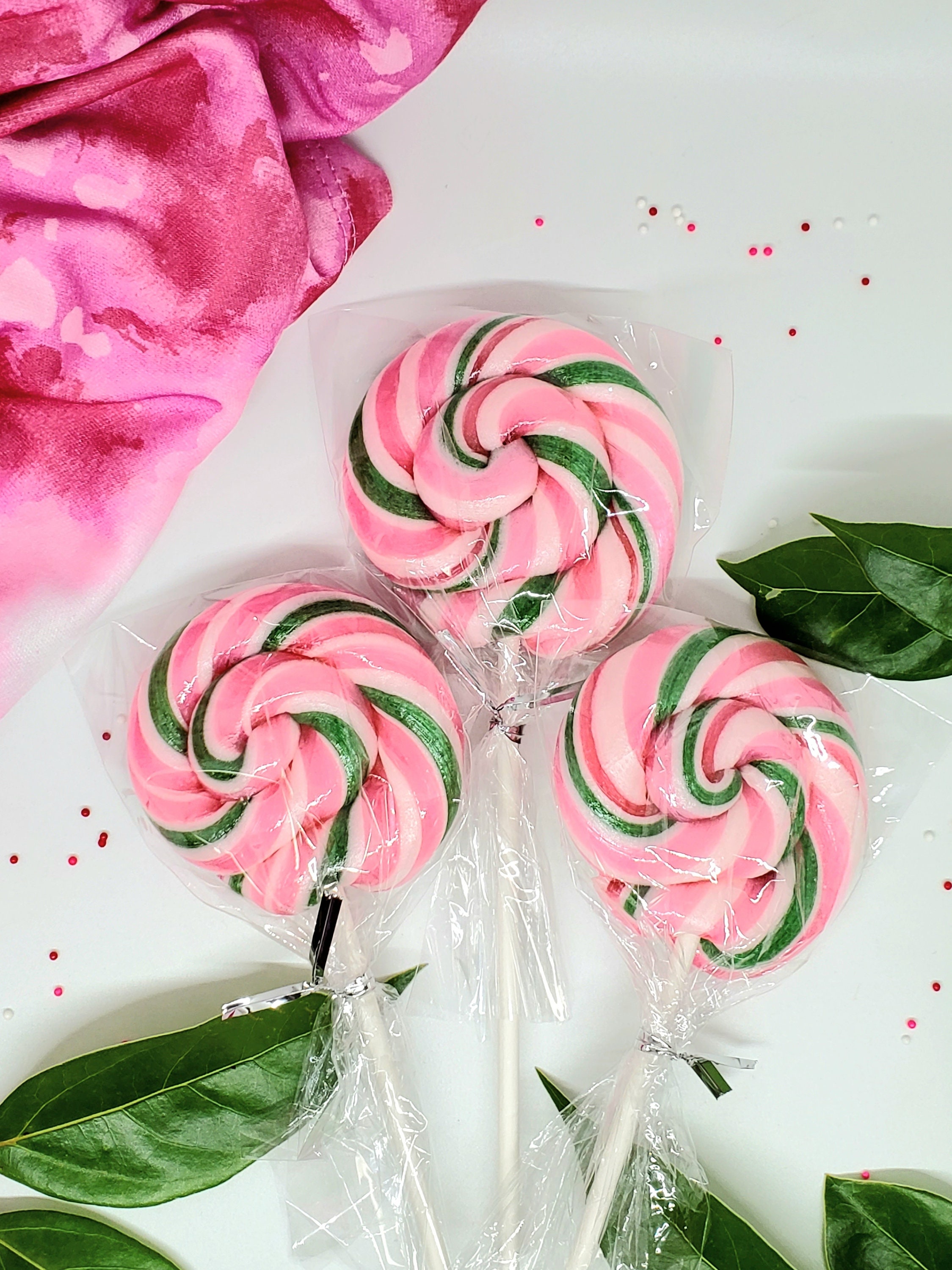 10 Handmade Swirl Candy Lollipops, Handmade Twirly Lollies, Custom, Any ...