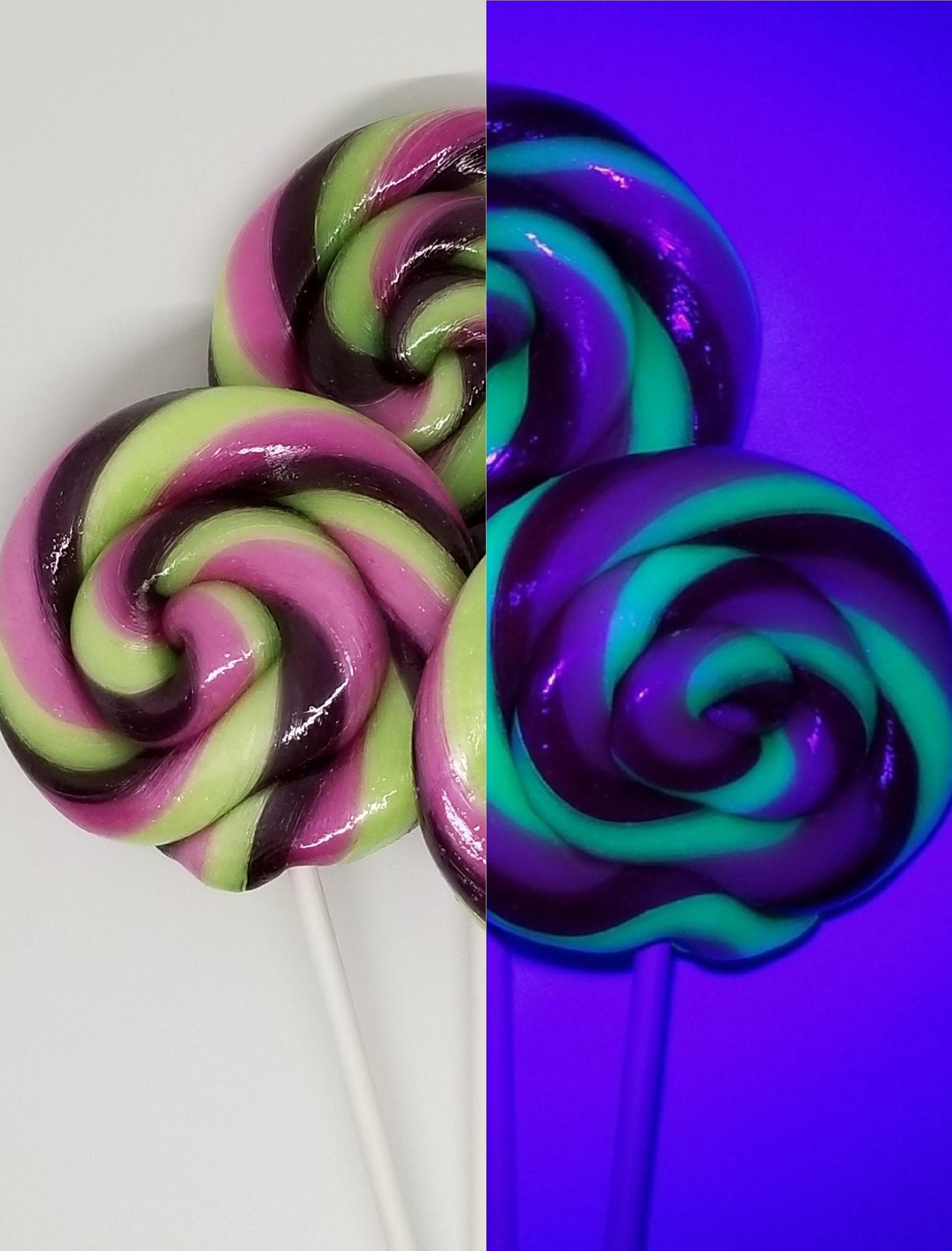 Halloween Swirl Lollipops