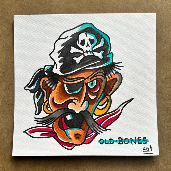 Old Bones Painting - Etsy