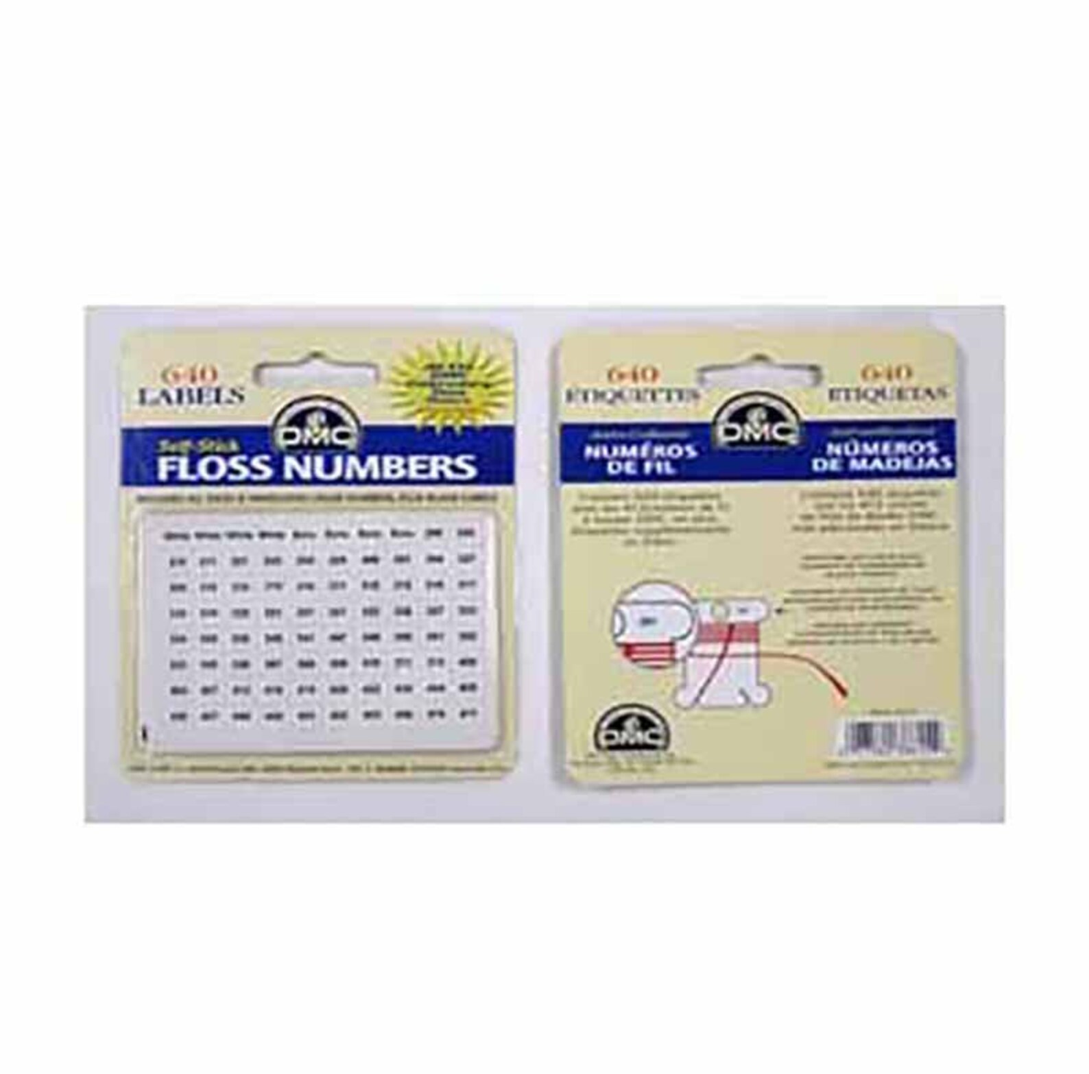 DMC Floss Number Stickers Pkg of 630 Stickers Cross Stitch - Etsy