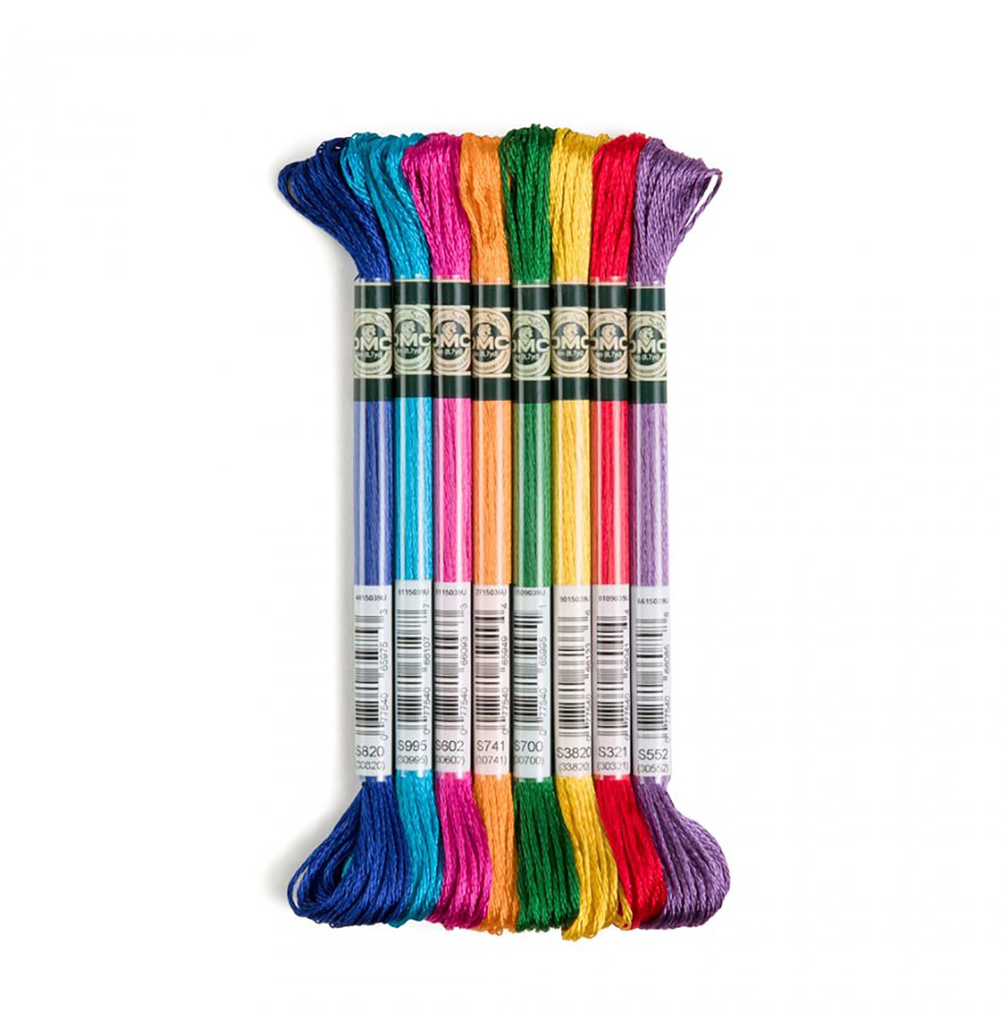 DMC Satin Floss Pack Choose From Radiant Treasures or Pastel - Etsy