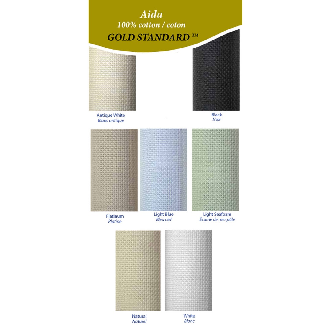 DMC Aida Fabric 14 Count 15" X 18" (38cm X 45.7cm) 100% Cotton - Etsy