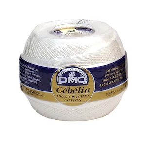 DMC Cebelia Size 10 Crochet Cotton Article 167 1 Ball 50 Grams per Ball 282 Yards - Etsy