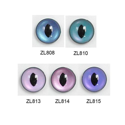 1 Pair 16mm Article W Plastic Safety Eyes Oval Pupils Plastic - Etsy