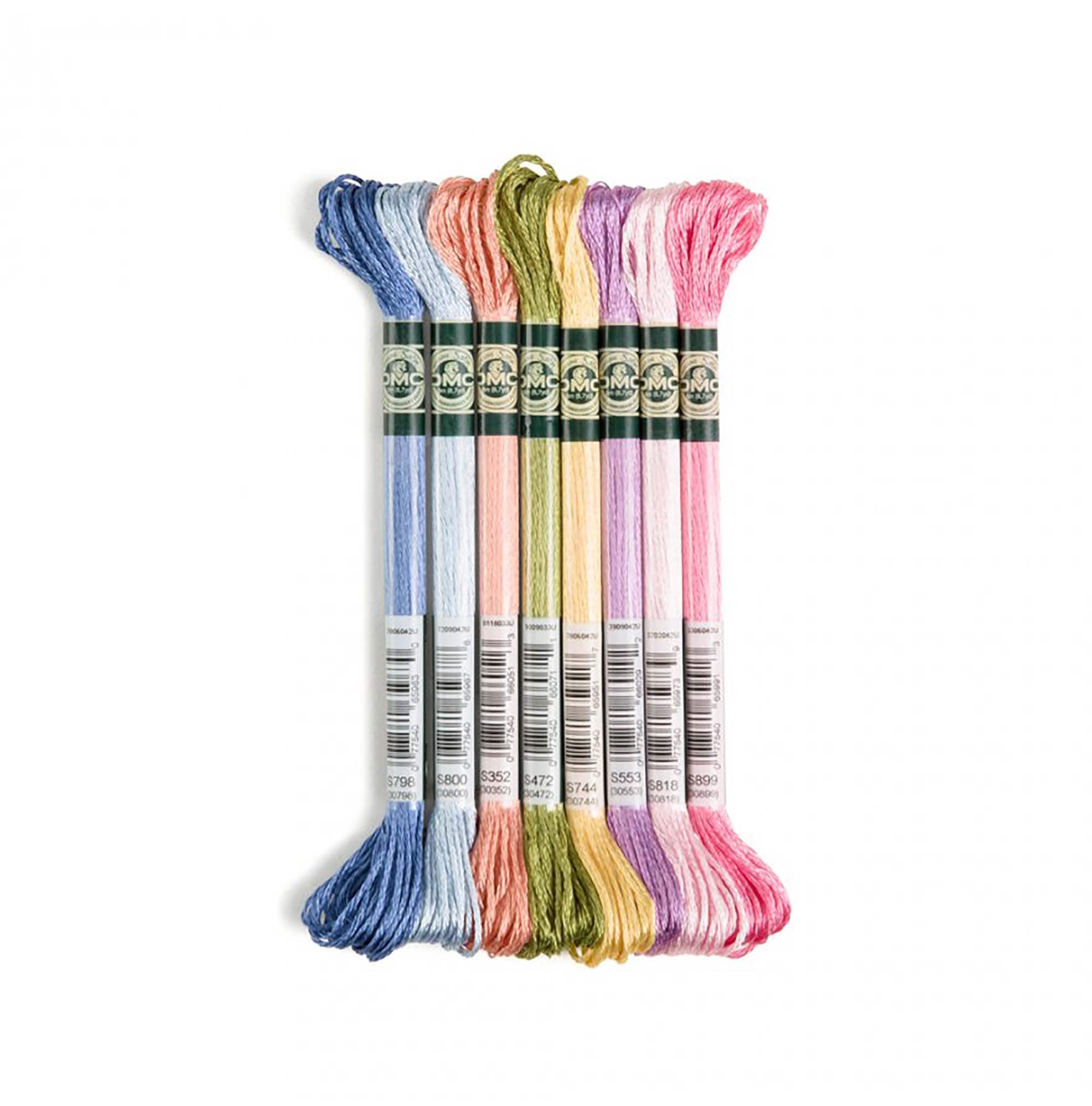 DMC Satin Floss Pack Choose From Radiant Treasures or Pastel - Etsy
