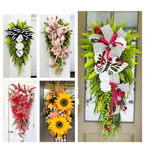 Teardrop Wreath - Etsy