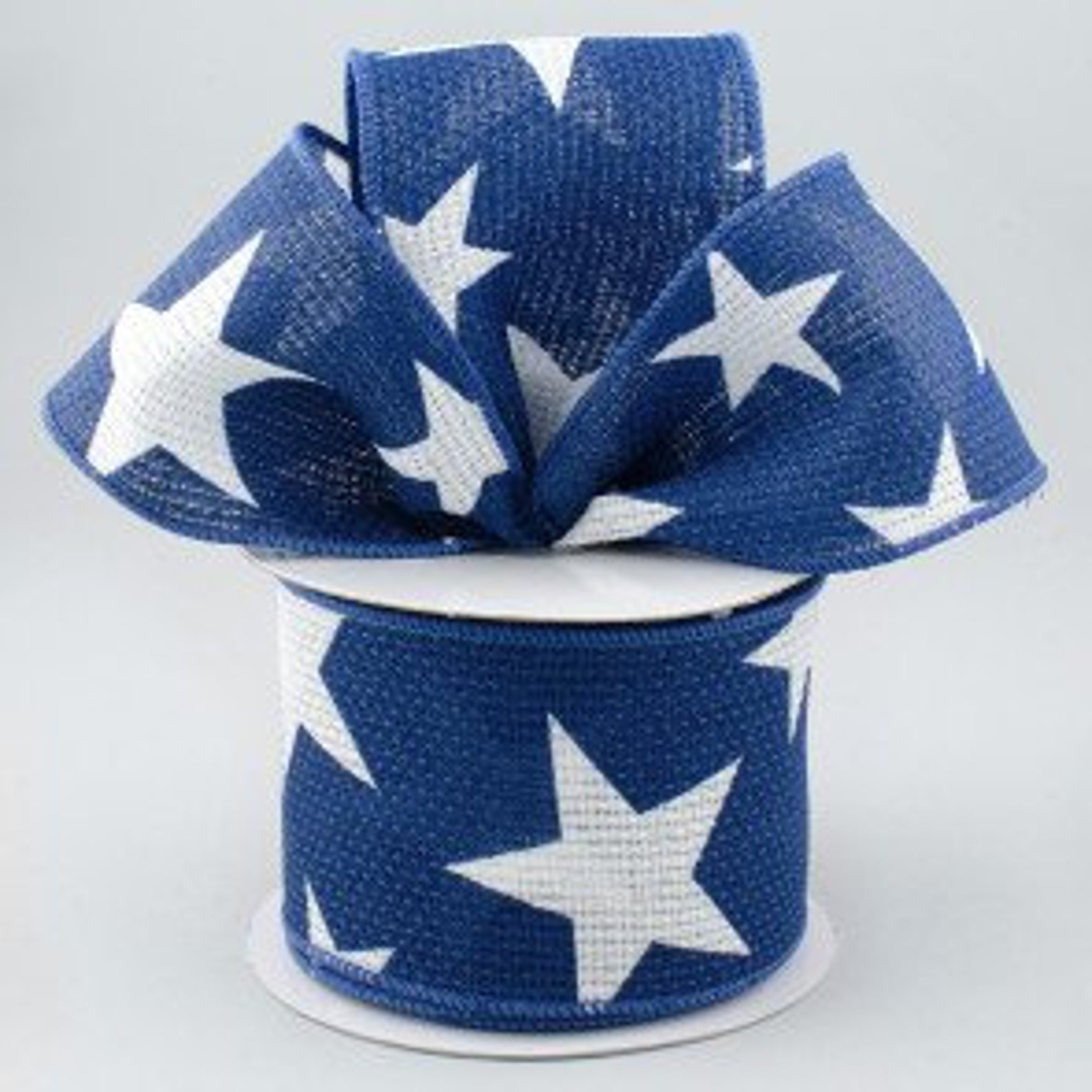 Patriotic Stars Ribbon 4 or 2 1/2 Width 5 Yards | Etsy