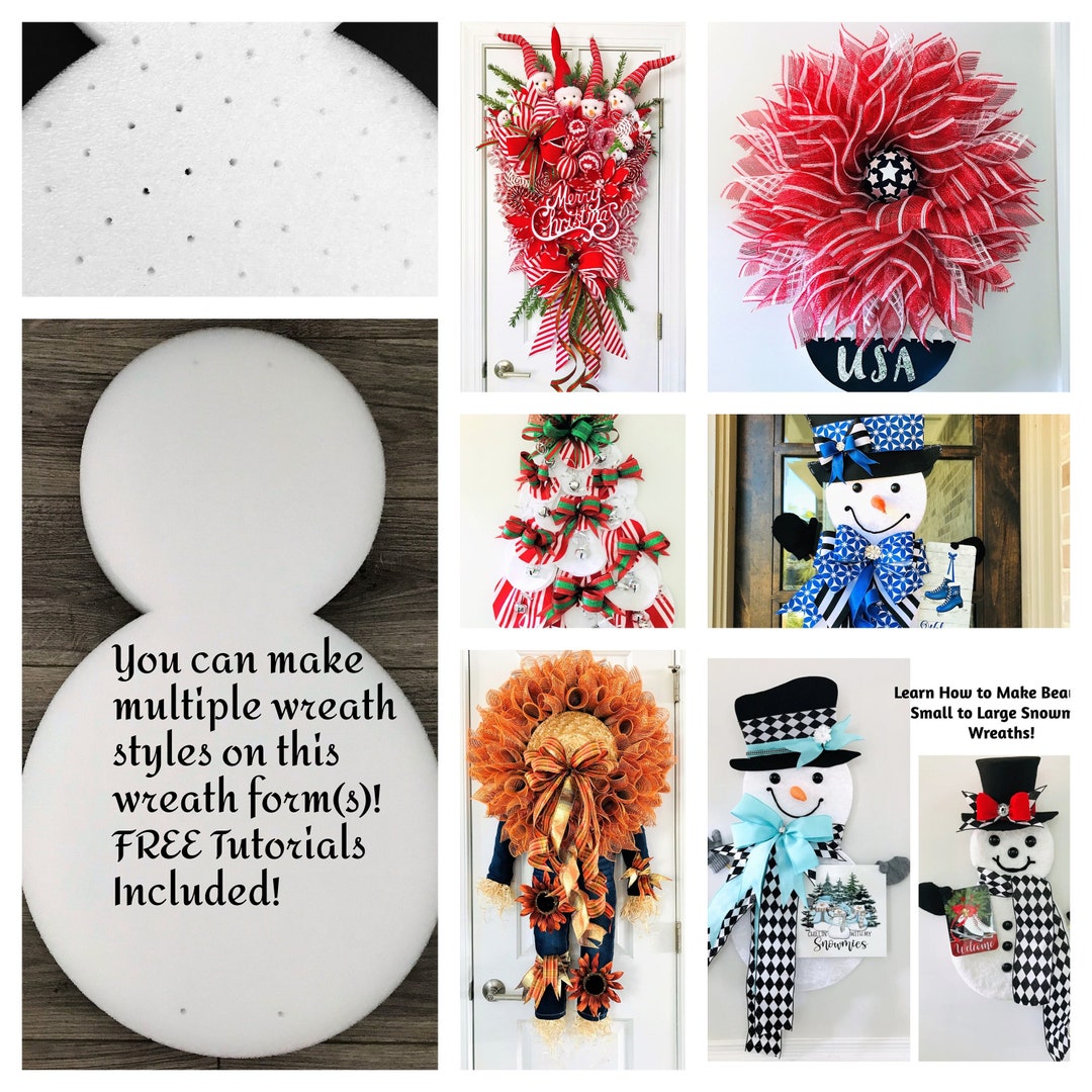 WREATH Form: Free Tutorials Included Amazing Wreath Frame - Etsy