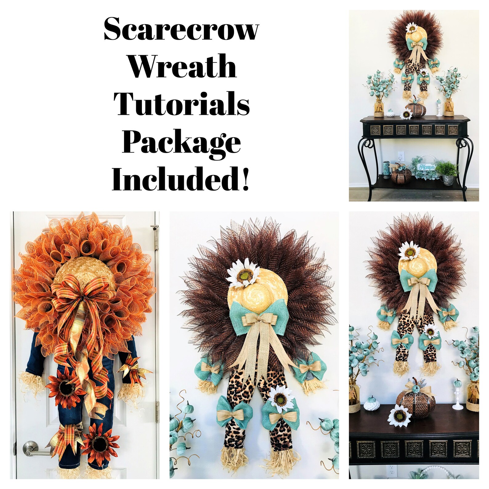 Flower Wreath Tutorials Package: Multiple Flower Wreath - Etsy