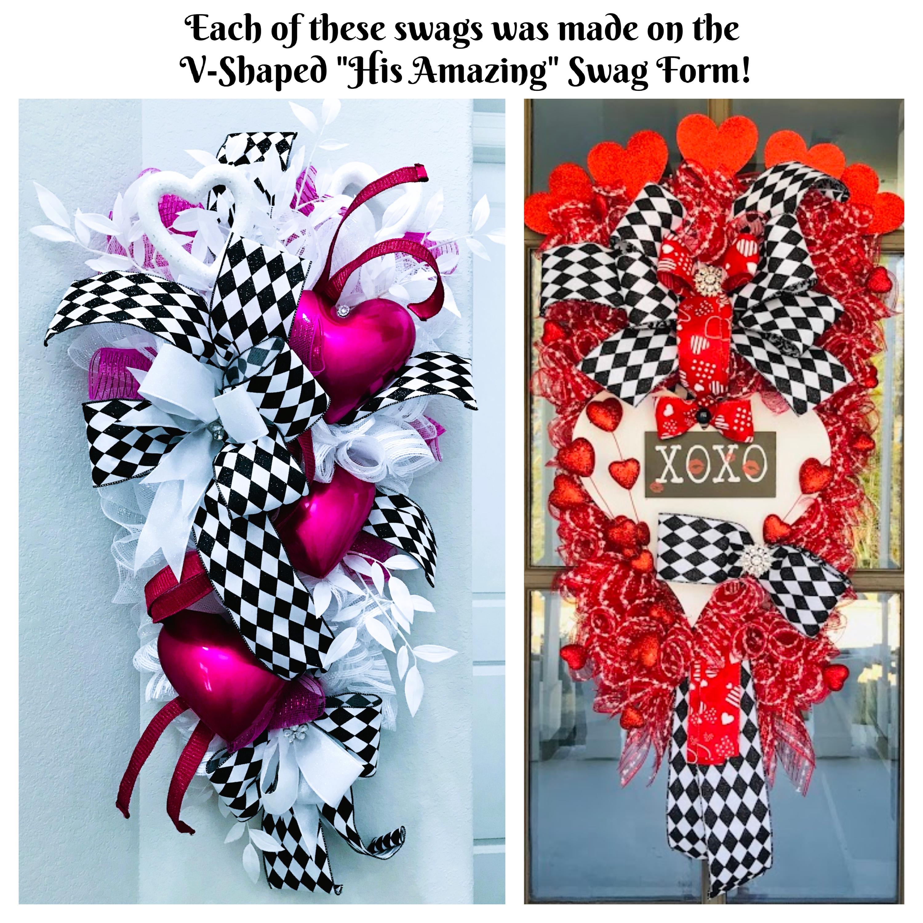 NEW! Swag Forms With Tutorials, His Amazing Swag Forms, Teardrop Swag ...