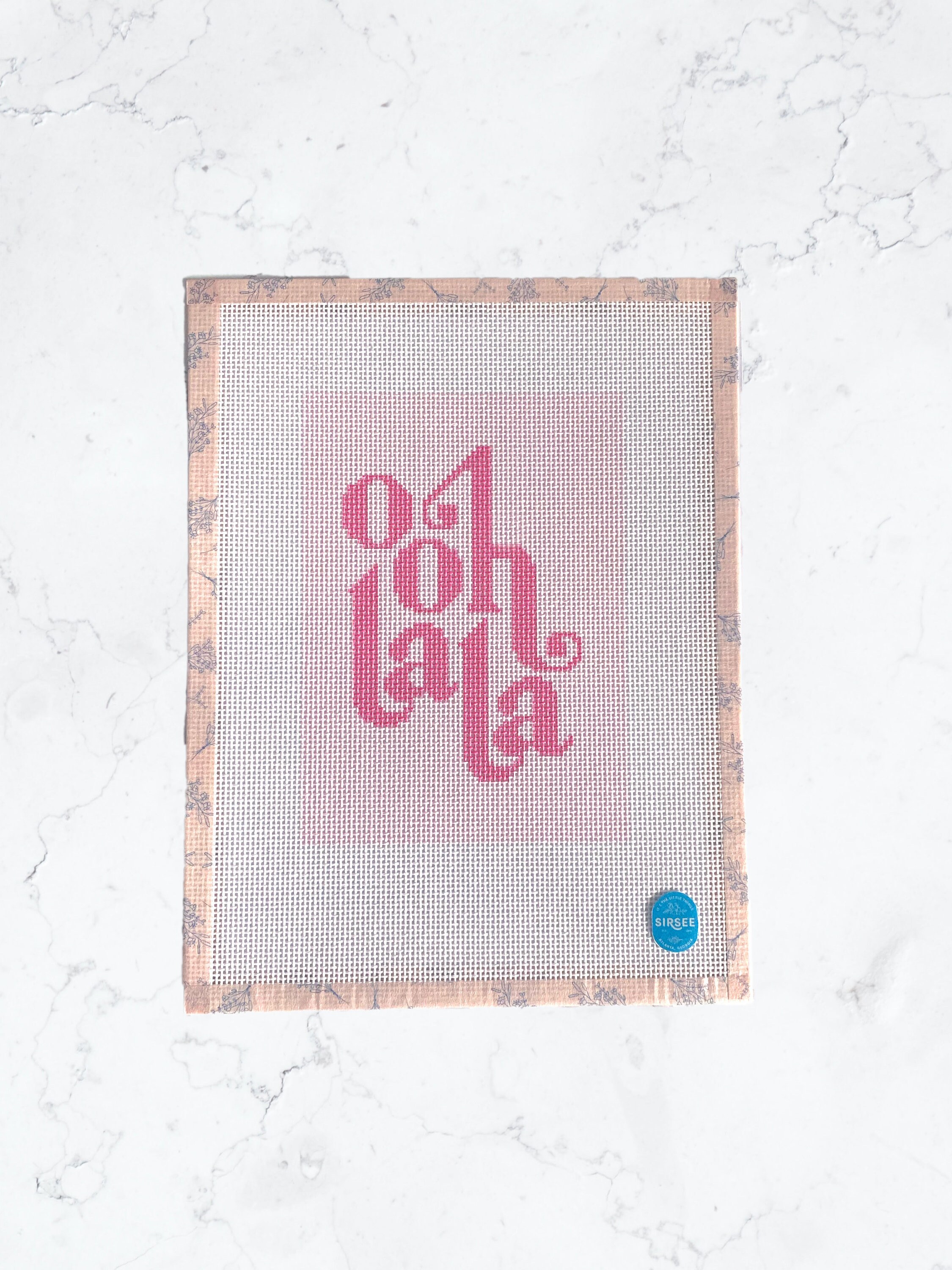 Ooh La La Needlepoint Canvas — Sirsee
