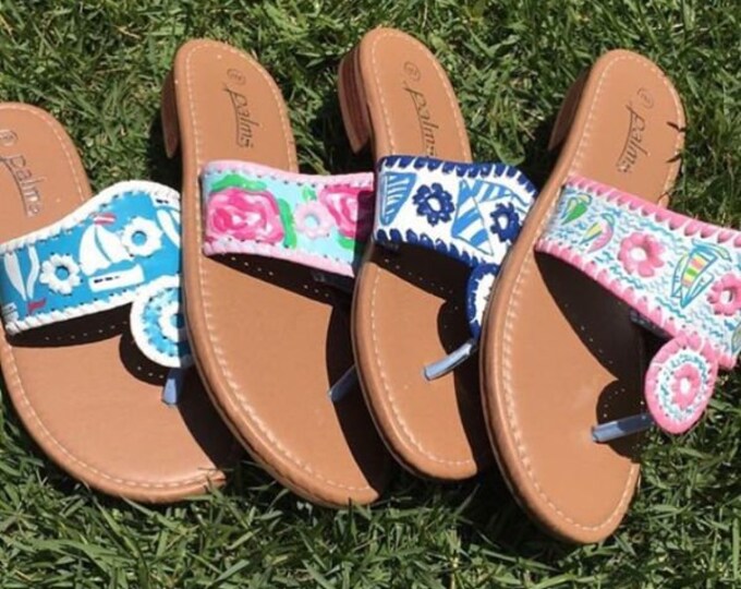 Hand-painted Sandals - Etsy